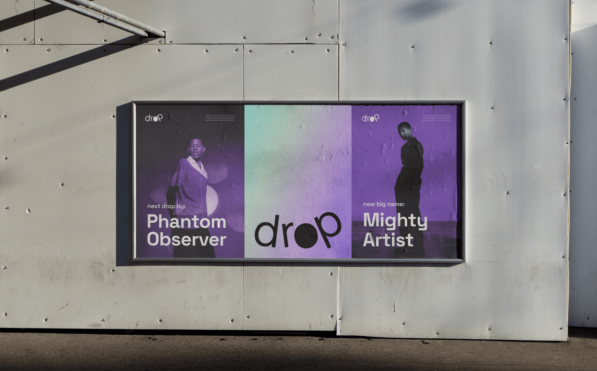 Drop visual identity / heartbeat